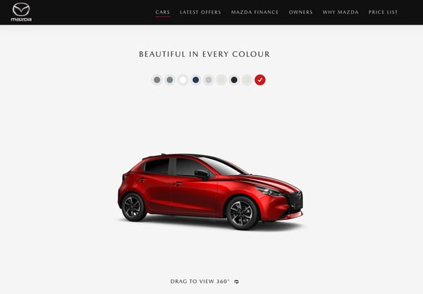 MO launches Mazda South Africa's website launches on HubSpot Content Hub