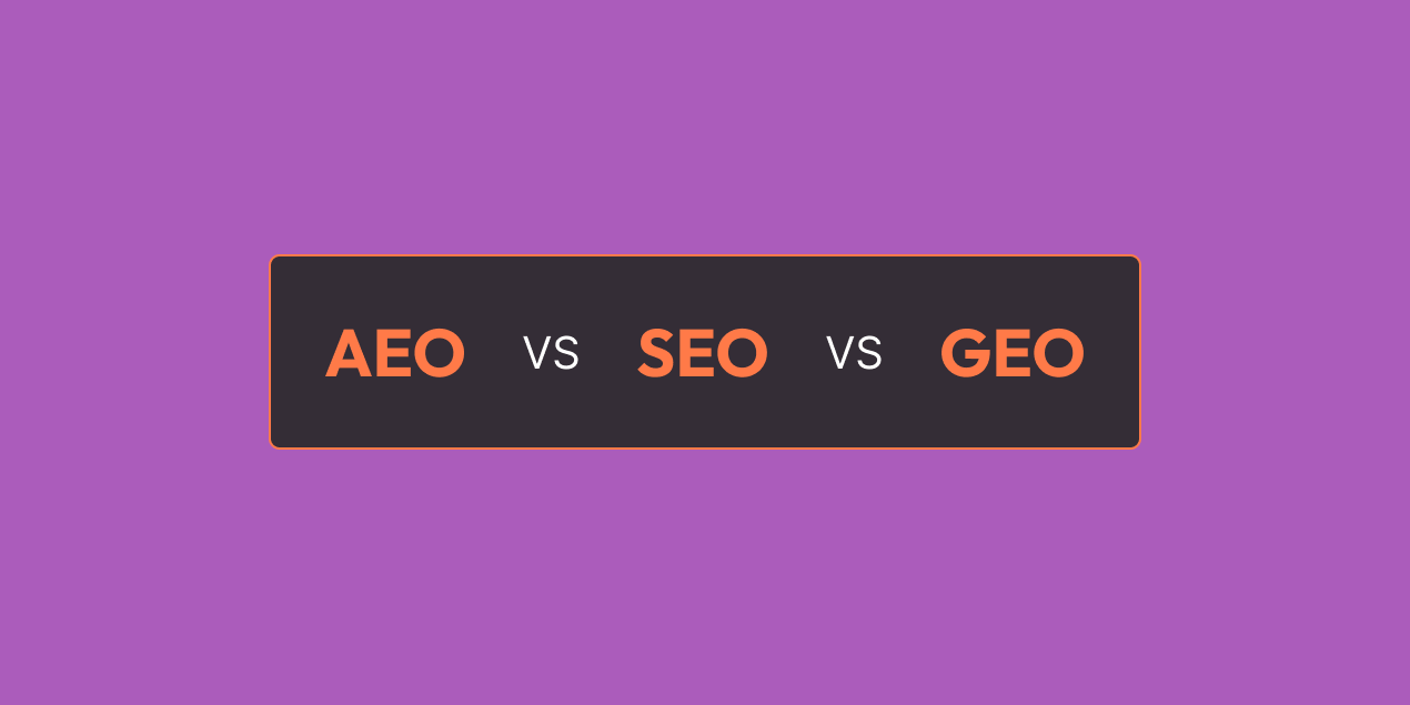 SEO vs AEO vs GEO: The Definitions Most Agencies Are Getting Confused